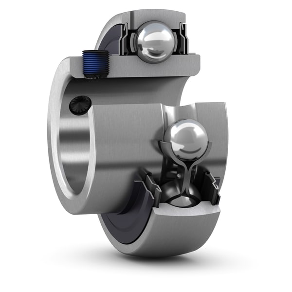 UCX 12 60mm SKF Insert Bearing with Set Screws Locking And Extended In