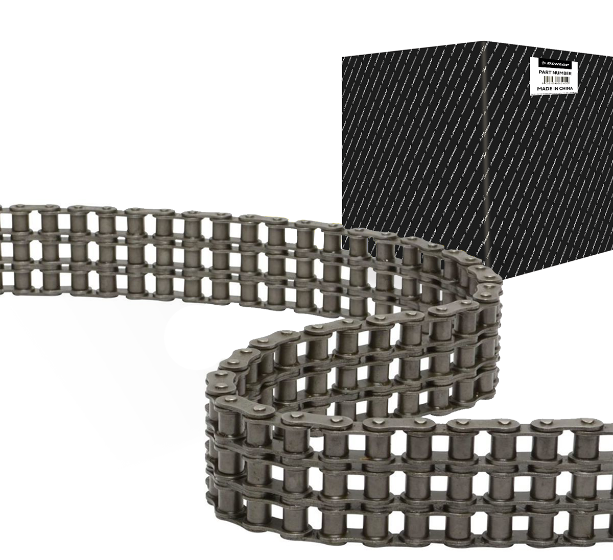 20B-3 1.1/4" - Dunlop BS Simplex Roller Chain - 2.5 Metres