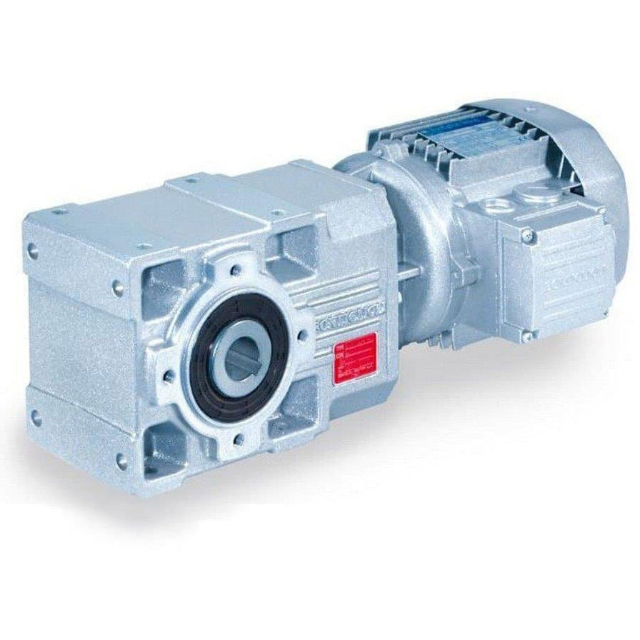 TEC Helical Bevel Gear Motor TKM28C 52.36 0.1843 63 Frame, 0.18 kW, Ou