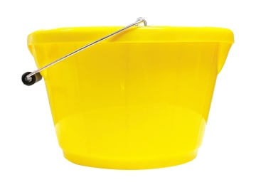 GORB4GPY B4 Shallow Bucket Yellow 10 litre — Bolton Engineering ...