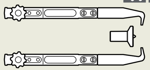 TMMR16/20XL-1 SKF Long arms set for TMMR 160F and 200F