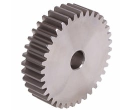 S40/40A 4 Mod x 40 Tooth Metric Spur Gear in Steel