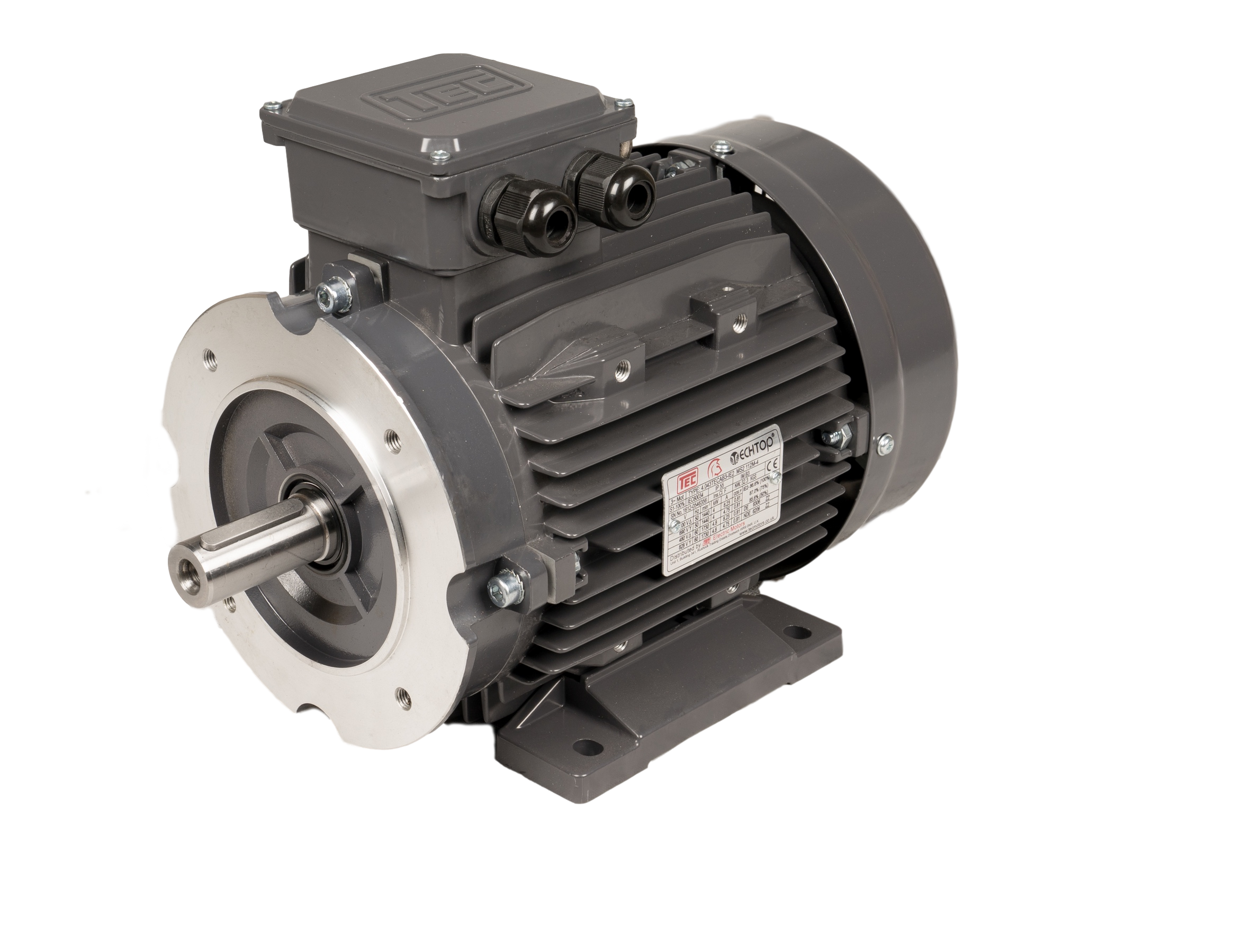 2.263TECAB34B-IE2 TEC 3 Phase Electric Motor 2.2kW, 6 Pole, 230/400V 5
