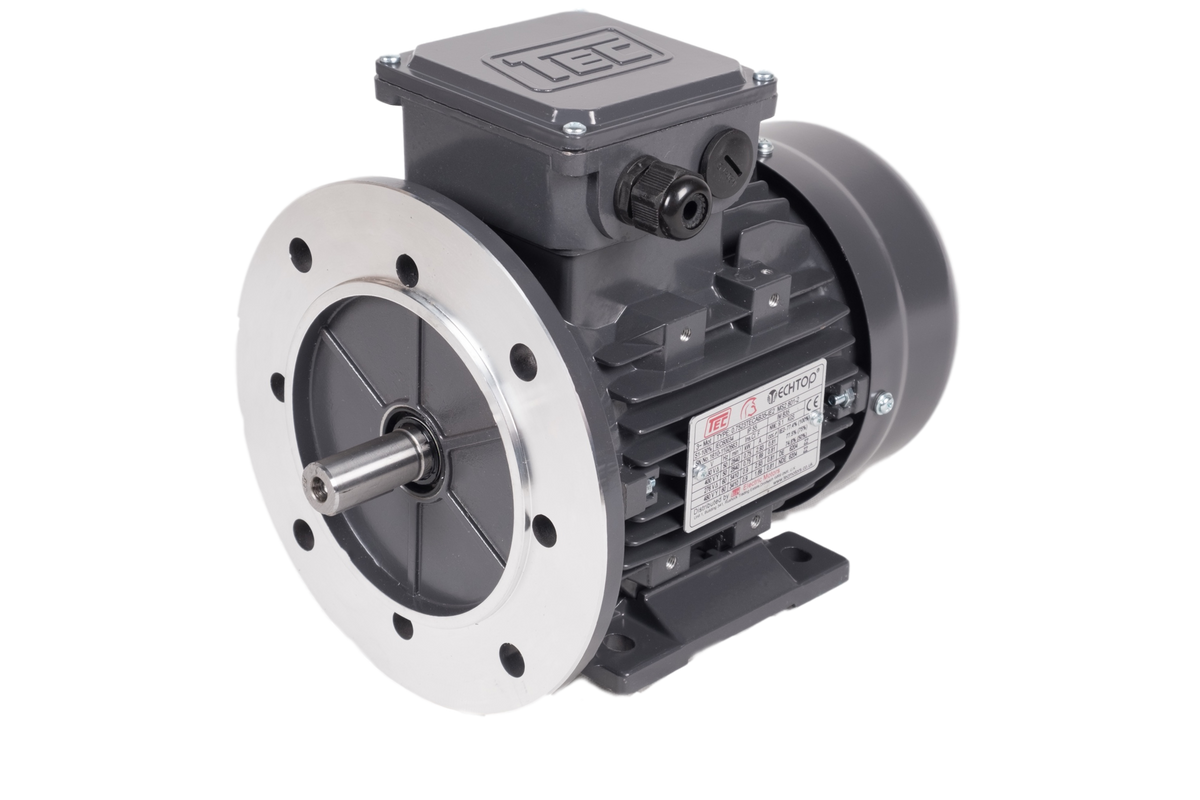 TEC 3 Phase Electric Motor 3kW, 2 Pole, 230/400V 50Hz, Foot and Reduce ...