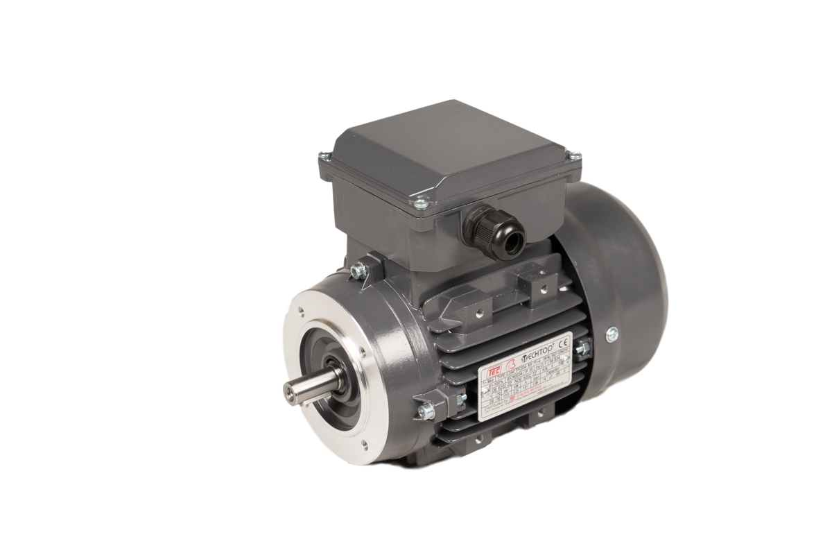 TEC Single Phase Perm Cap Eletric Motor 1.5kW, 4 Pole, B14, 90 Frame ...
